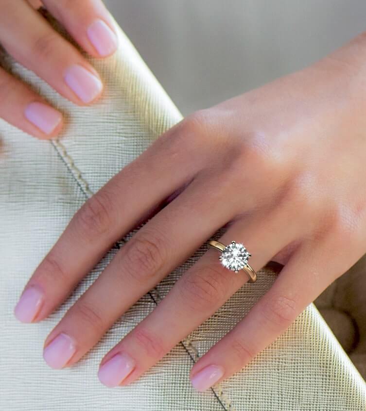 GIA 2.58 Carat F-VS2 Excellent Cut Round Diamond