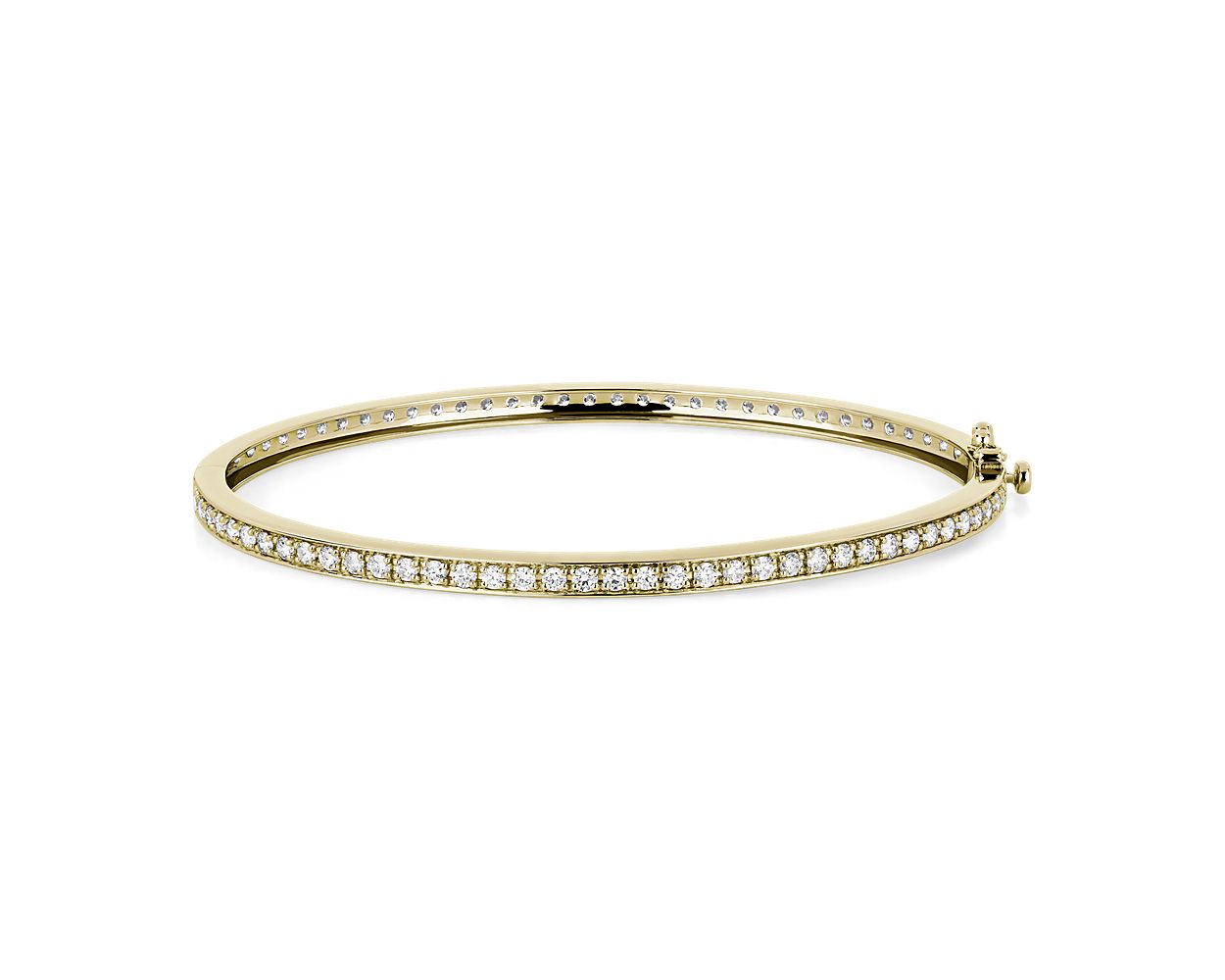 Eternity Diamond Bangle Bracelet in 18k Yellow Gold (2 ct. tw.)