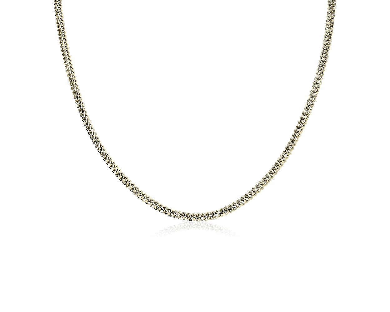 20" Franco Chain in 14k Yellow Gold (3 mm)