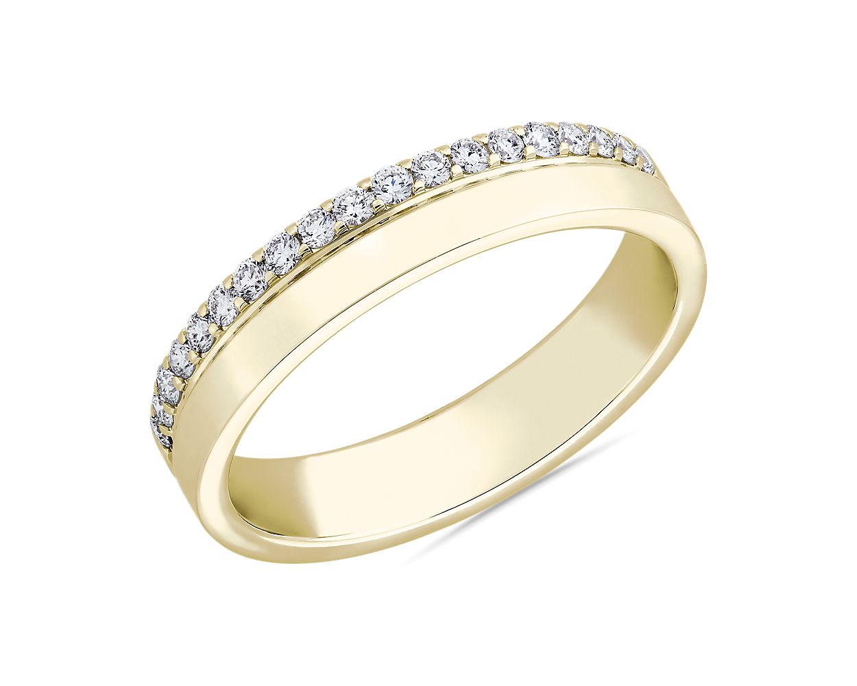 ZAC ZAC POSEN Diamond Edge Ring in 14k Yellow Gold (4 mm, 1/5 ct. tw.)