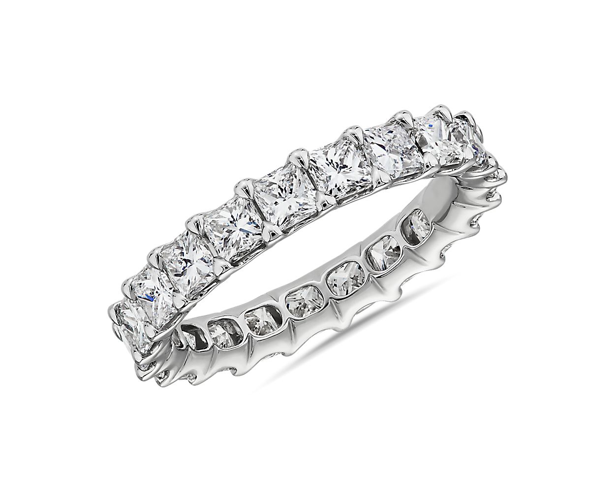 Princess Diamond Eternity Ring in Platinum (3 ct. tw.)