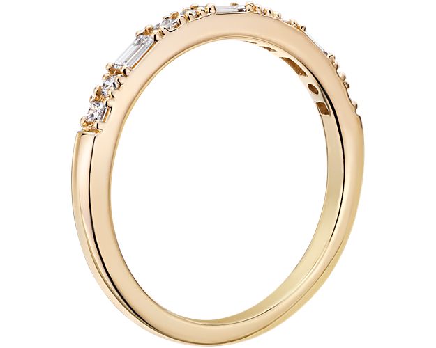 Dot Dash Diamond Ring in 14k Yellow Gold (1/4 ct. tw.)