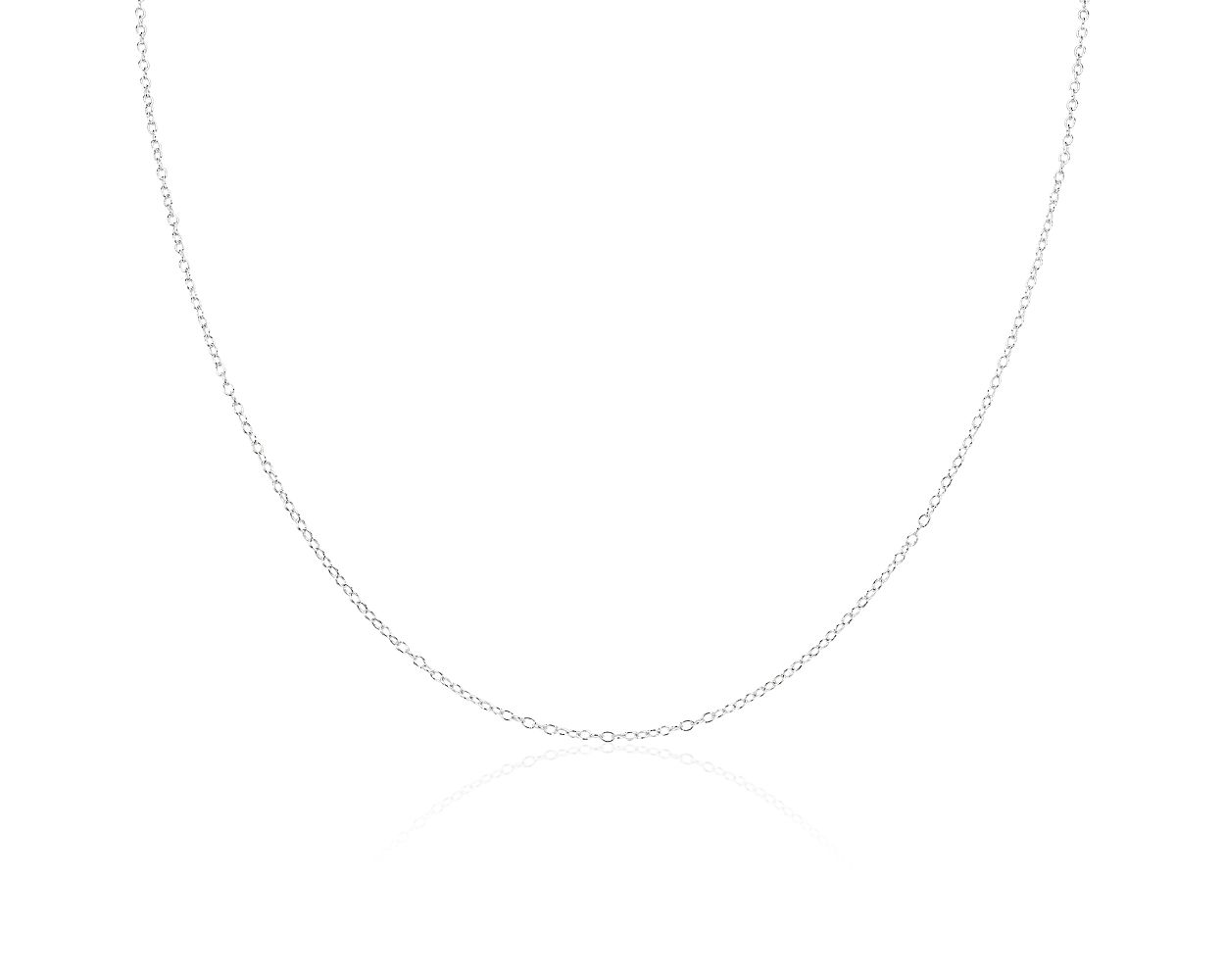 30" Cable Chain in Sterling Silver (1.35mm)