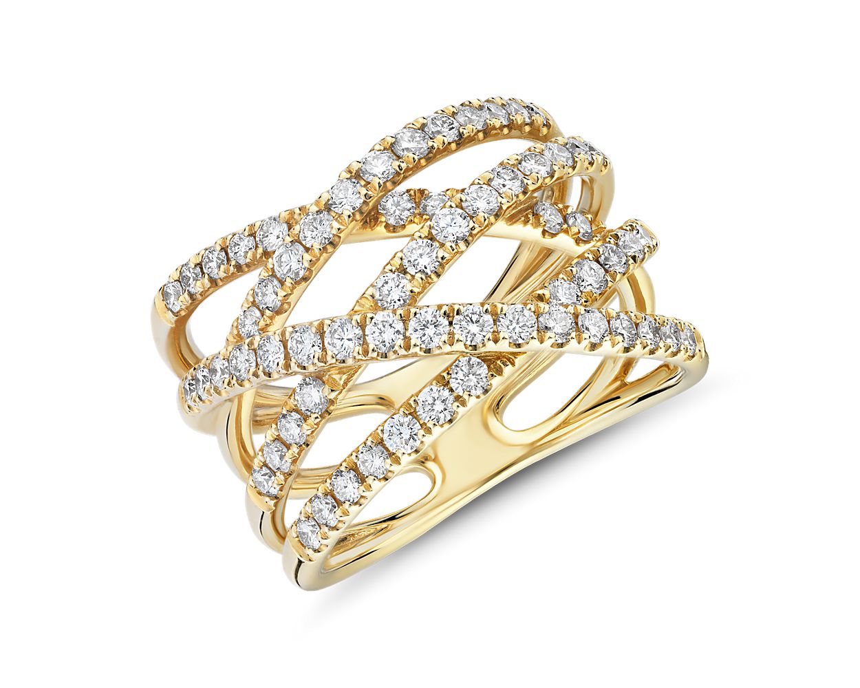 Diamond Wrap Fashion Ring in 14k Yellow Gold (1 ct. tw.)
