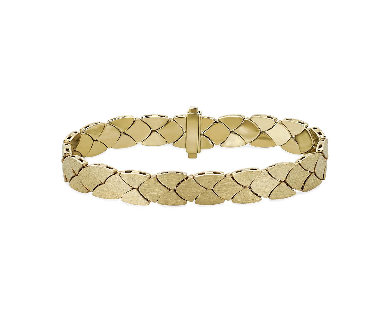 Reversible Bracelet in 14k Italian Yellow Gold (9 mm)