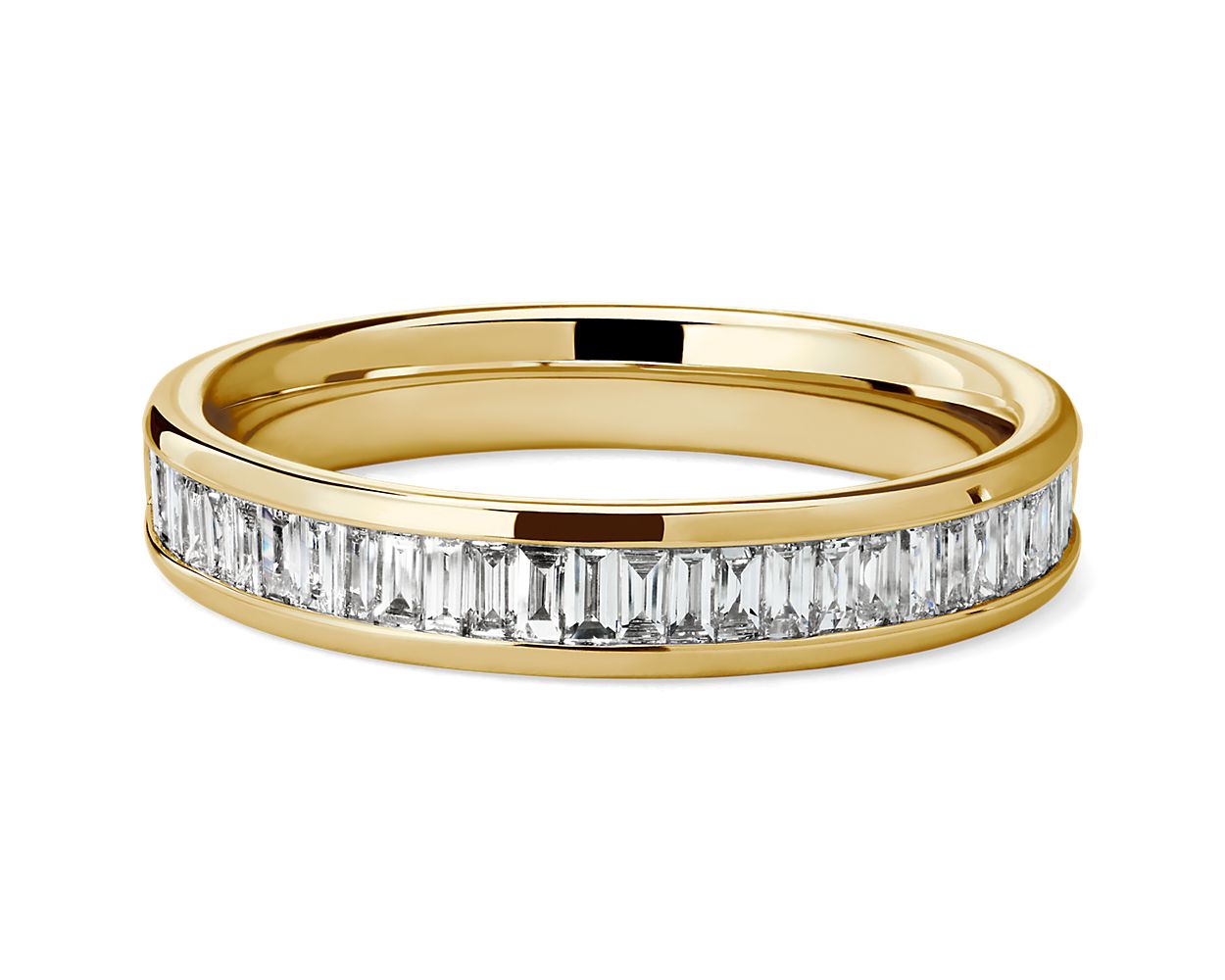 Channel Set Baguette-Cut Diamond Ring in 14k Yellow Gold (1/2 ct. tw.)