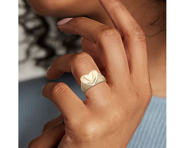Heart Ring in 14k Yellow Gold