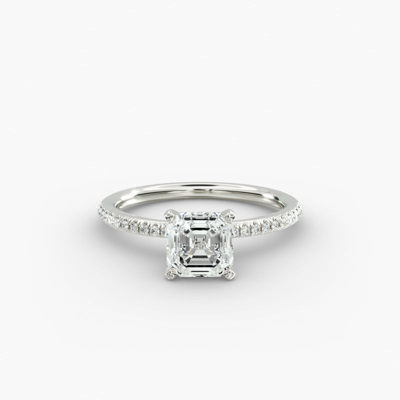 Square Cut Engagement Rings | Blue Nile