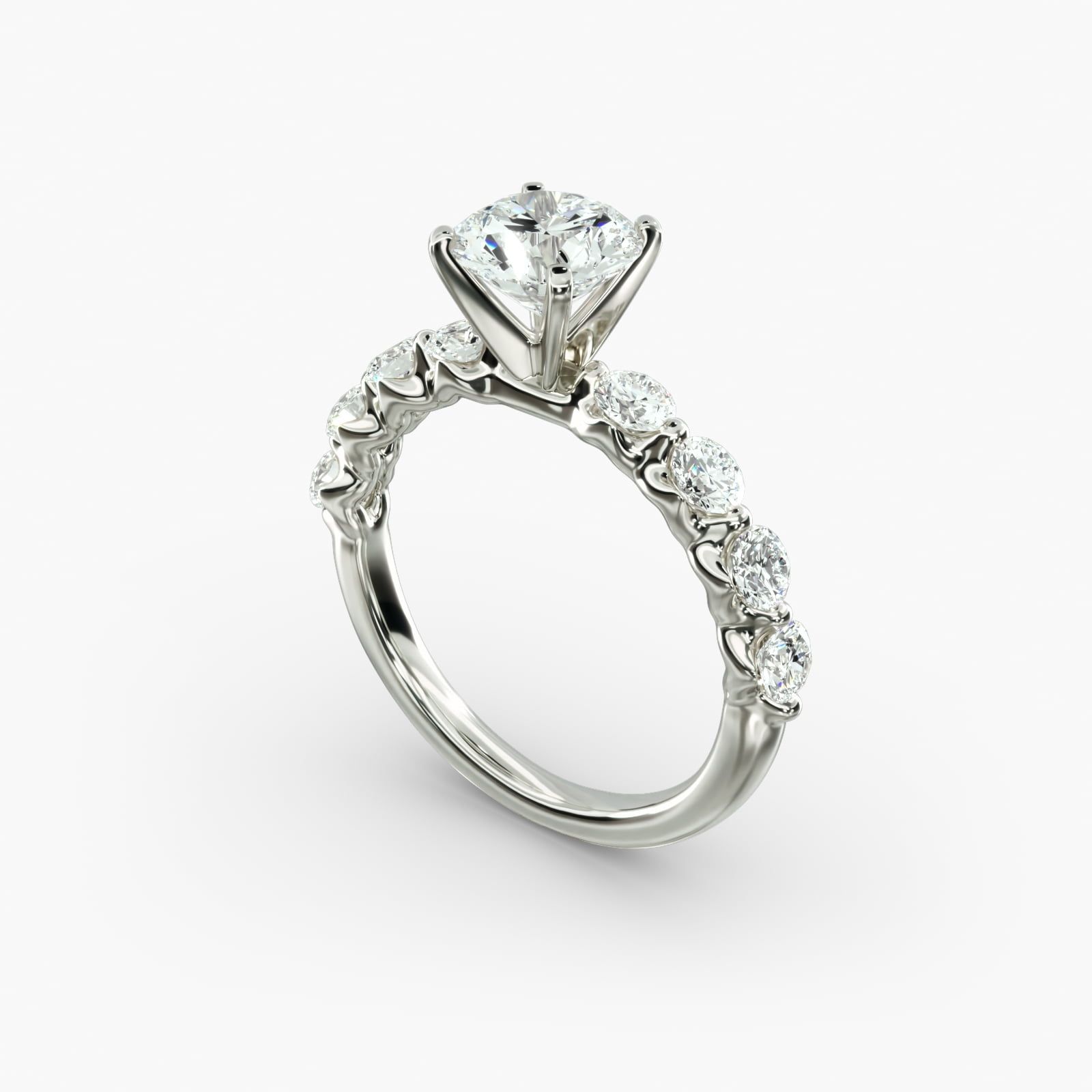 Blue nile floating diamond band store