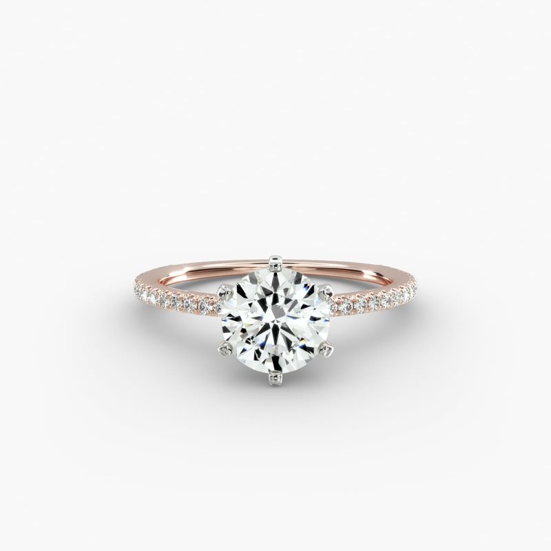 Blue nile classic six prong solitaire store