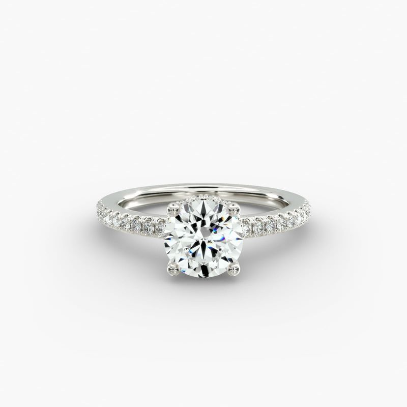 Hidden Halo Engagement Rings | Blue Nile