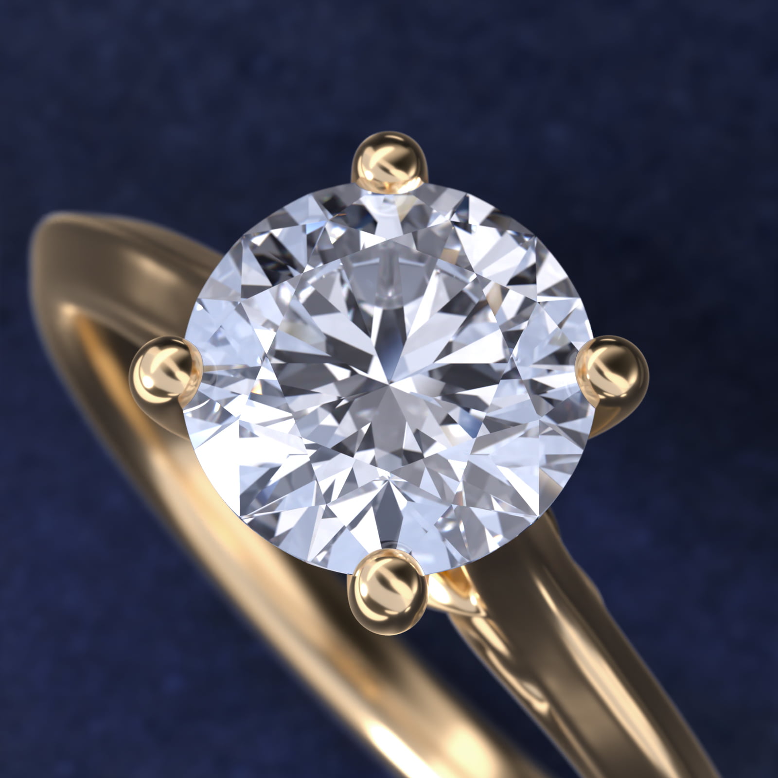 Knife Edge Lotus Bridge Solitaire Plus Diamond Engagement Ring in 14k ...
