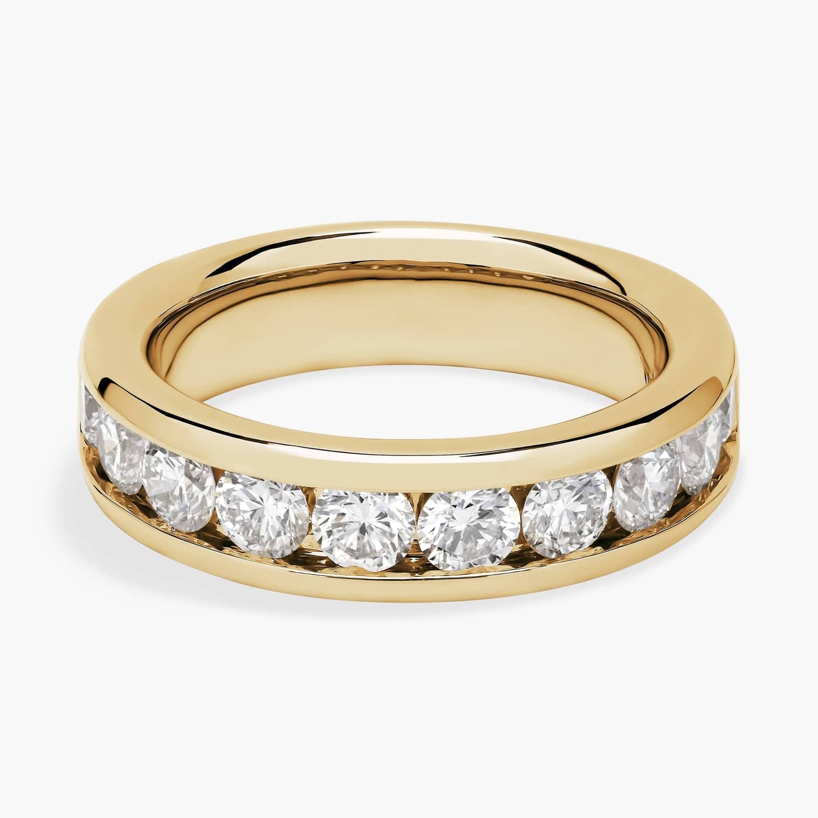 Channel Set Diamond Ring in 18k Yellow Gold (1/4 ct. tw.)
