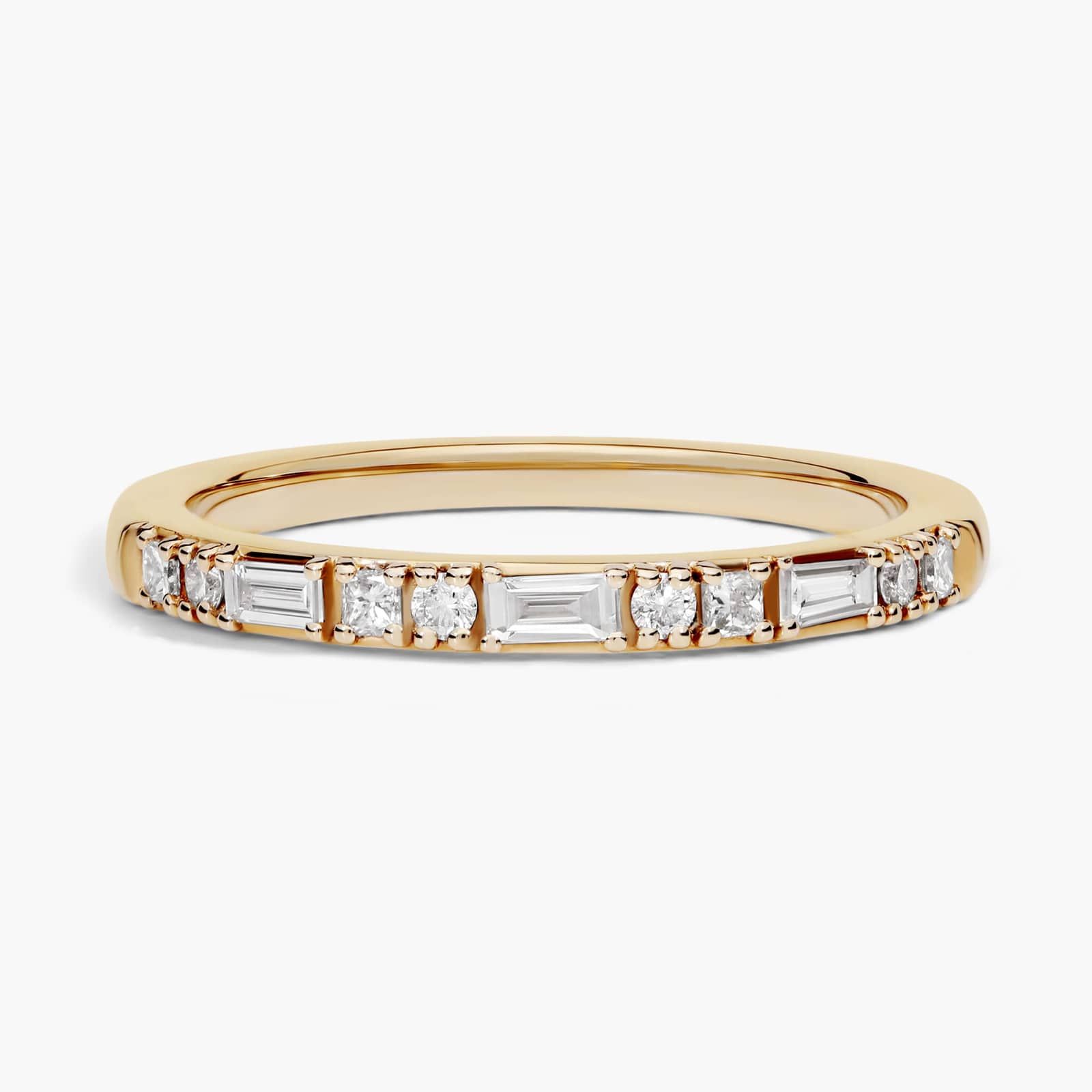 Dot Dash Diamond Ring in 14k Yellow Gold (1/4 ct. tw.)