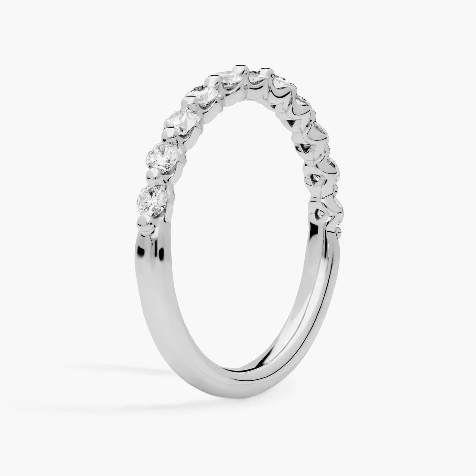 Floating Diamond Wedding Ring in Platinum (1/2 ct. tw.)