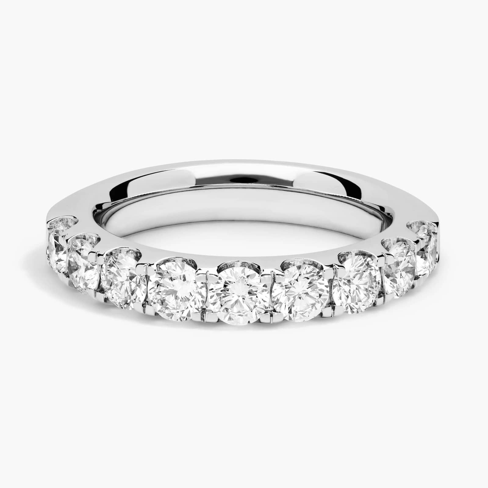 Lab Grown Diamond Pave Band in 14k White Gold (1 1/2 ct. tw.)