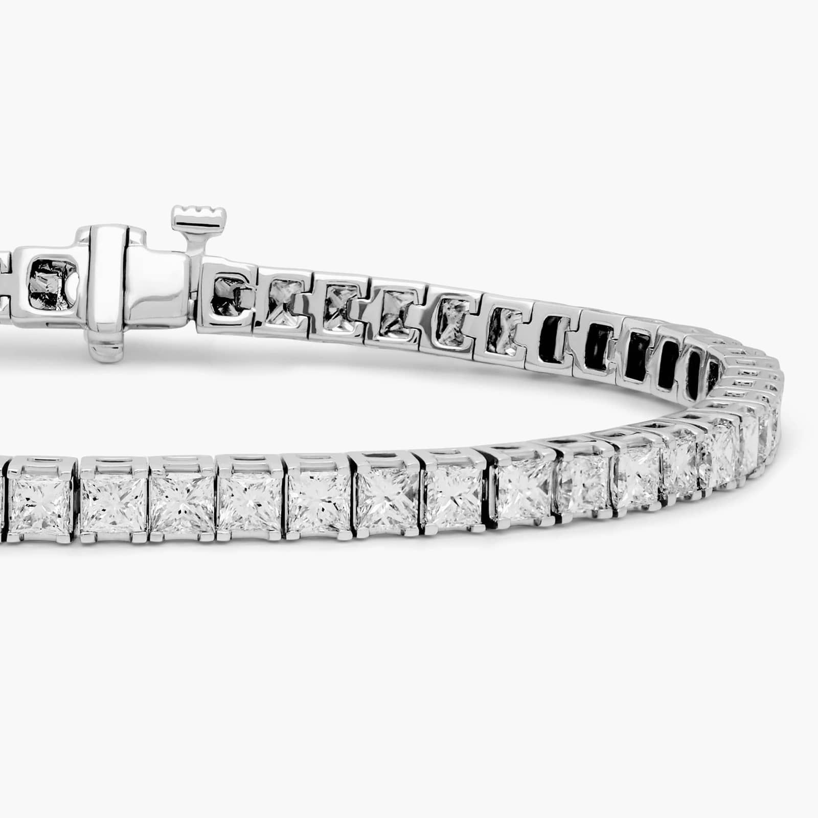 Princess Diamond Tennis Bracelet in 14k White Gold (5 ct. tw.)