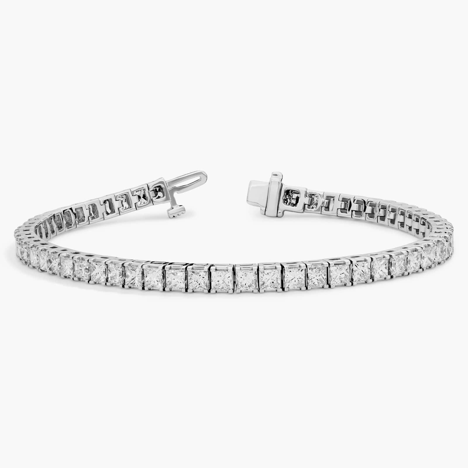 Princess Diamond Tennis Bracelet in 14k White Gold (8 ct. tw.)