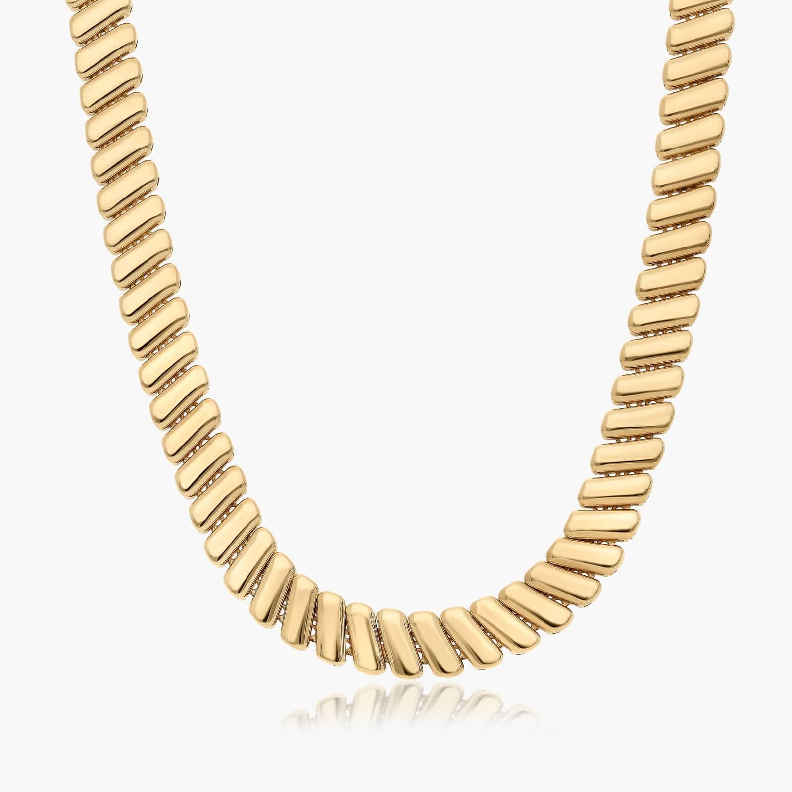 14K Yellow Gold Golden Hour Box Chain Necklace