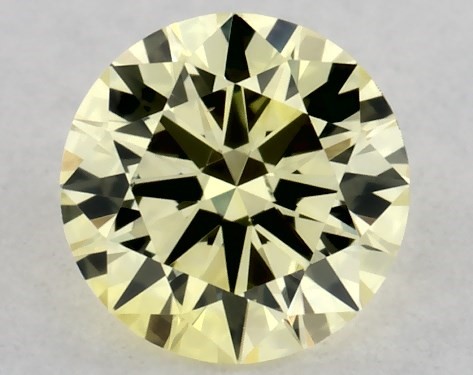 IGI 0.23 Carat Fancy Light Yellow-VS1 Round Cut Lab-Grown Diamond