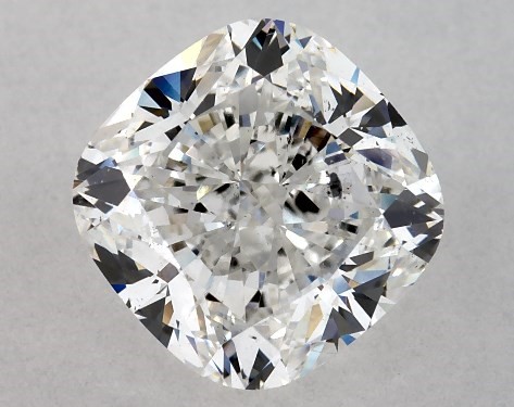 GIA 2.01 Carat G-SI2 Ideal Cut Cushion Modified Diamond