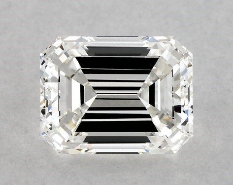 GIA 0.70 Carat F-VS2 Good Cut Emerald Diamond