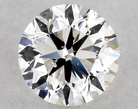 0.50 Carat F-SI1 Very Good Cut Round Diamond