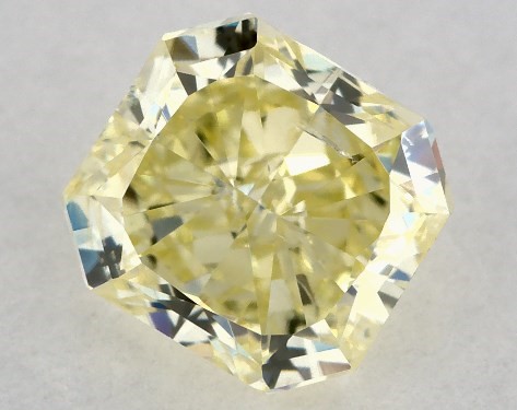 0.72 Carat Fancy Yellow-SI2 Radiant Cut Diamond