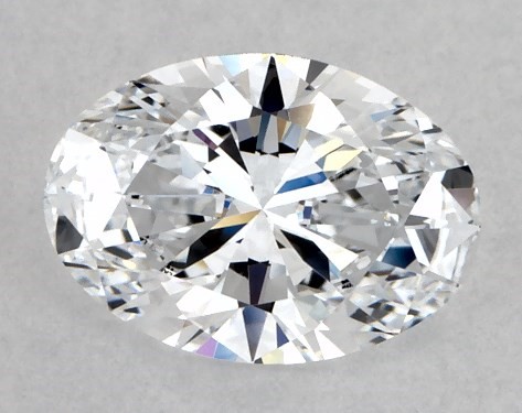 IGI Lab-Grown 0.74 Carat D-VVS2 Ideal Cut Oval Diamond