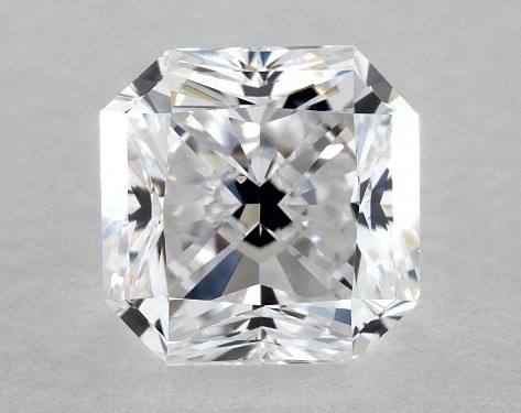 GIA 1.00 Carat D-SI1 Good Cut Square Radiant Diamond
