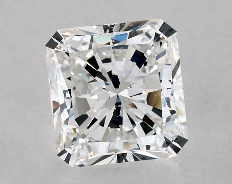 3.02 Carat E-SI1 Square Radiant Cut Diamond