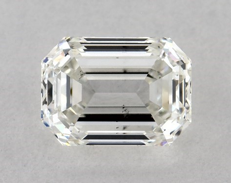GIA 1.00 Carat I-SI1 Emerald Cut Diamond
