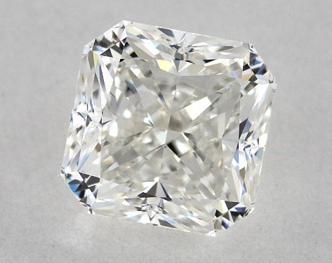 GIA 1.00 Carat H-VS1 Very Good Cut Square Radiant Diamond