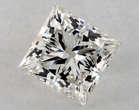 IGI 3.05 Carat H-VS1 Ideal Cut Princess Lab-Grown Diamond