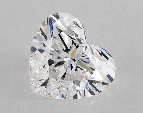 GIA 1.50 Carat F-SI2 Ideal Cut Heart Diamond