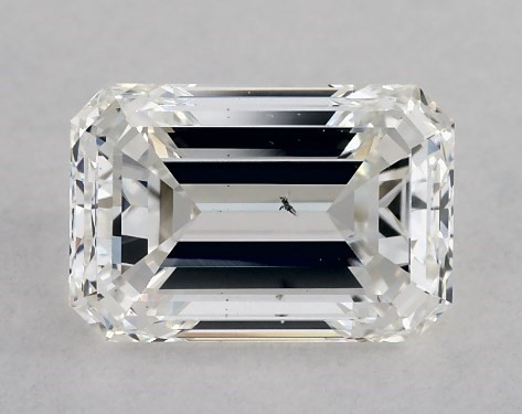 1.00 Carat G-SI1 Emerald Cut Diamond