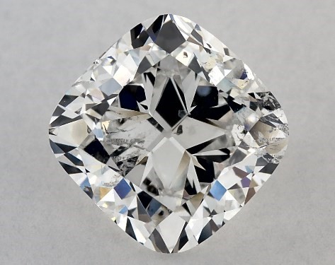 GIA 2.03 Carat G-SI2 Ideal Cut Cushion Modified Diamond
