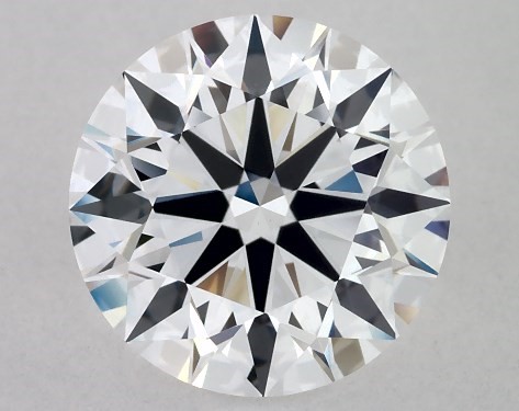 Lab-Created 2.10 Carat D-VVS2 Excellent Cut Round Diamond