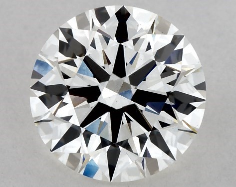 GIA 2.13 Lab-Grown 2.13 Carat H-VS1 Excellent Cut Round Diamond