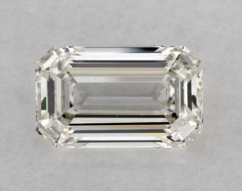 IGI 0.82 Carat H-VS1 Good Cut Emerald Lab-Grown Diamond
