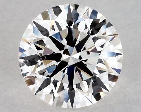 2.17 Carat I-SI1 Excellent Cut Round Diamond