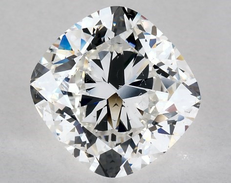 GIA 3.01 Carat G-SI2 Ideal Cut Cushion Modified Diamond