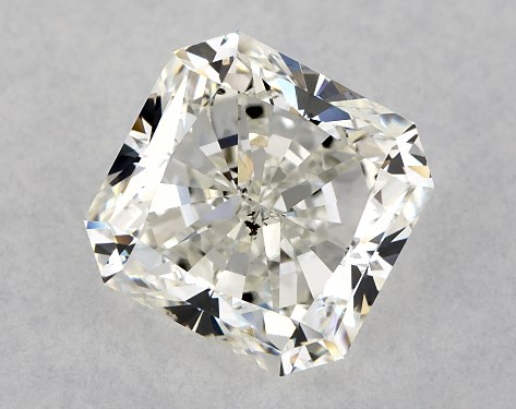 2.02 Carat I-SI1 Square Radiant Cut Diamond