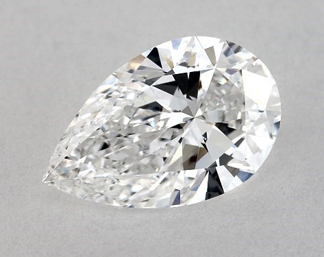 IGI 1.29 Carat D-VVS1 Ideal Cut Pear Lab-Grown Diamond