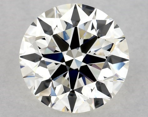 1.00 Carat K-VVS2 Very Good Cut Round Diamond
