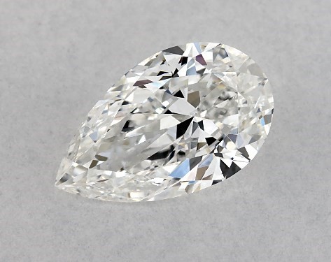 0.80 Carat D-VVS2 Pear Shaped Diamond