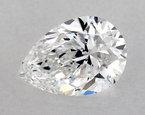 1.00 Carat E-VS1 Pear Shaped Diamond