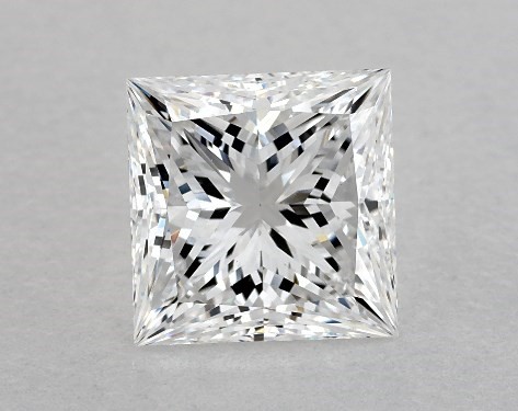 GIA 3.26 Carat D-VS1 Ideal Cut Princess Diamond