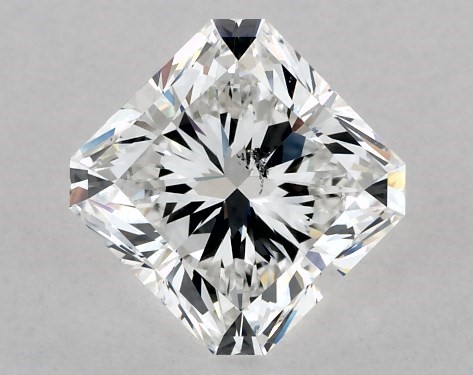 GIA 1.81 Carat F-SI2 Ideal Cut Square Radiant Diamond