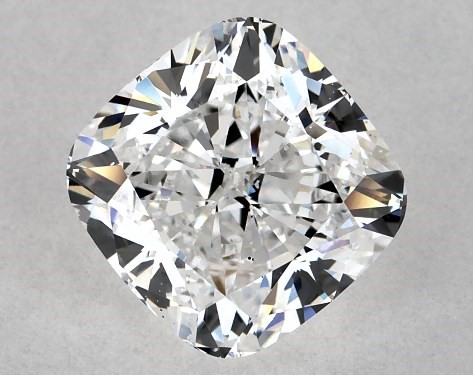 GIA 2.00 Carat E-SI1 Ideal Cut Cushion Modified Diamond